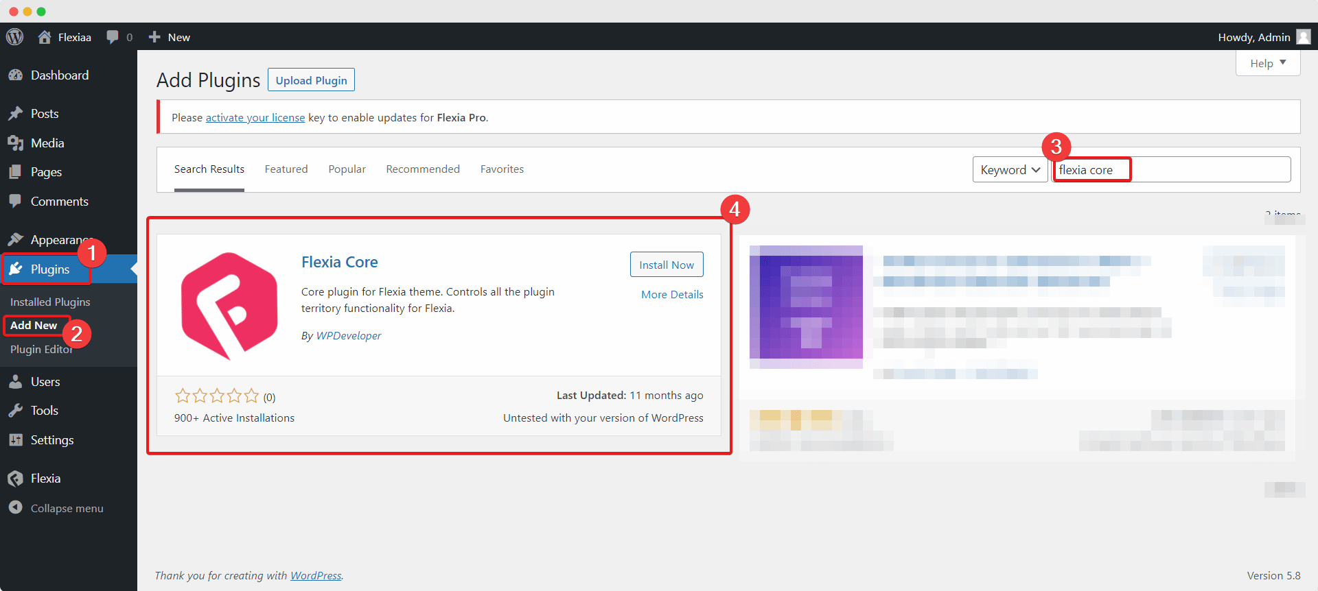 Installing Flexia Core - Flexia